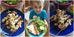 Easy Recipes for Kids - Simple Chicken Kebabs - Eats Amazing.