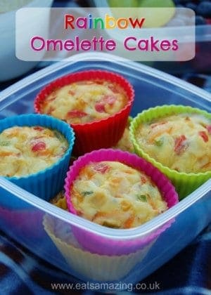 Rainbow Omelette Cakes Recipe - Eats Amazing.
