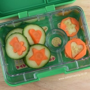 Fun Food Tutorial - Carrot & Cucumber Coins - Eats Amazing.