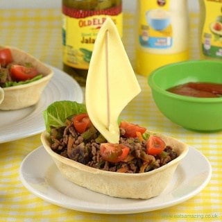 Stand 'N' Stuff Taco Boats Recipe - Eats Amazing.