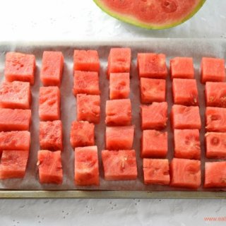 Watermelon Ice Cubes - Eats Amazing.