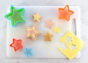Flower and Star Cookie Cutter Sandwiches - Eats Amazing.