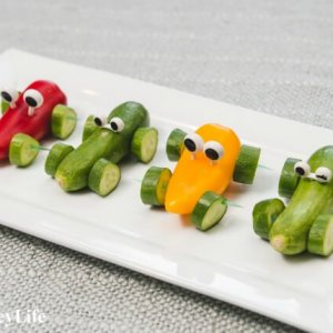 Fun Vegetable Cars Party Food Idea - Eats Amazing.
