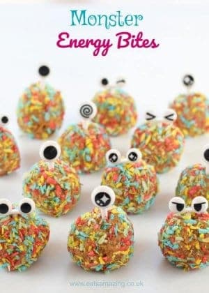 Fun and Easy Monster Energy Bites Recipe - Eats Amazing.