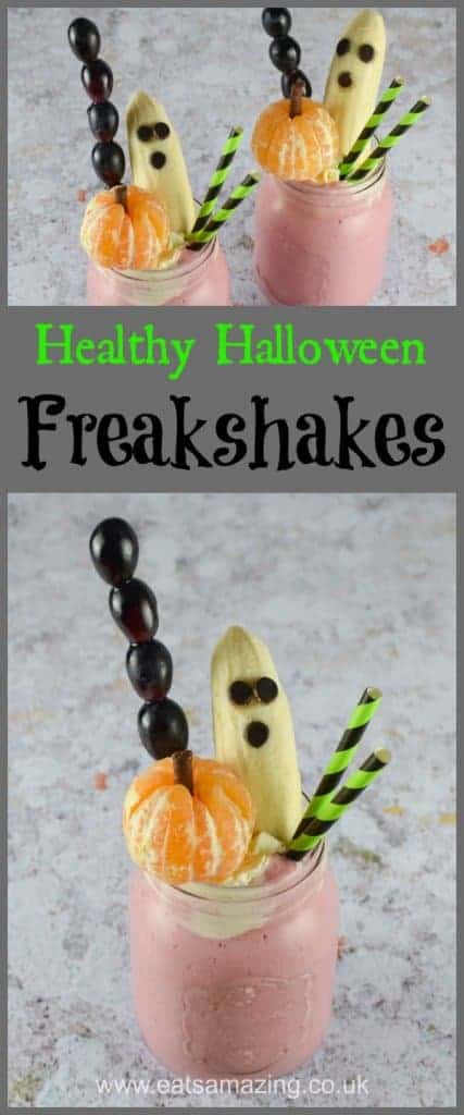 Healthy Halloween Freakshakes Recipe - Eats Amazing.