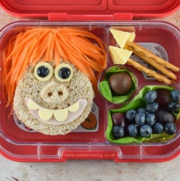 Early Man Themed Bento Lunch - Eats Amazing.