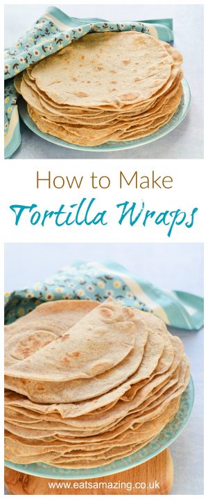 Homemade Tortilla Wraps Recipe - Eats Amazing.