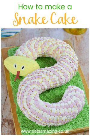 How to Make a Snake Cake - Tutorial and Recipe - Eats Amazing.