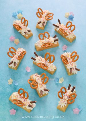 Fun Party Food Idea: Shortbread Butterfly Cookies - Eats Amazing.