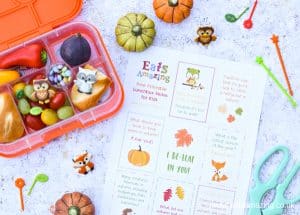 FREE Autumn Themed Printable Lunchbox Notes - Eats Amazing.