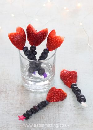 Easy Valentines Fruit Wands Recipe - Eats Amazing.