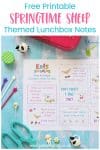 Sheep Themed FREE Printable Lunchbox Notes for Kids - Eats Amazing.