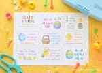 Easter Chick Themed FREE Printable Lunchbox Notes for Kids - Eats Amazing.