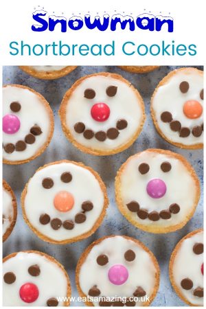 Shortbread Snowman Cookies Recipe with Tefal Cake Factory - Eats Amazing.