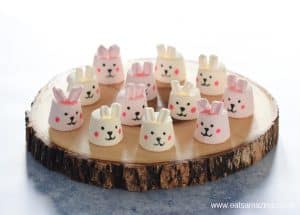 How to Make Marshmallow Bunnies - Fun Easter Treat - Eats Amazing.