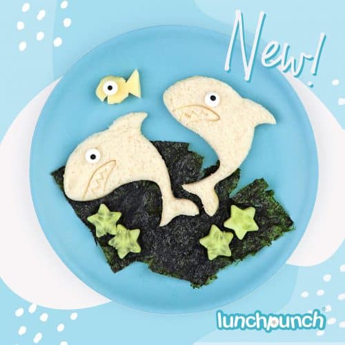 Lunch Punch Shark Sandwich Cutters - Set of 2 - Eats Amazing
