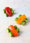 Fun Vegetable Cars Party Food Idea - Eats Amazing.