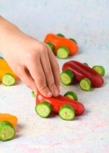 Fun Vegetable Cars Party Food Idea - Eats Amazing.